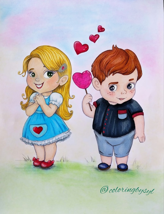 Boy Girl Love Drawing