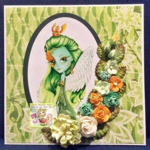 Digital Stamps, Angel Digi, Fantasy, Angels, Mask, Wings, Big Eyes ...