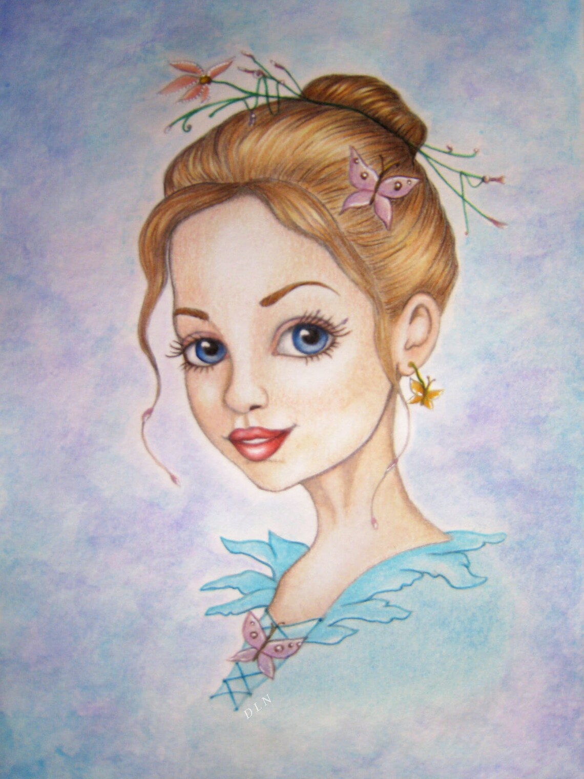 Coloring Page Digital Stamp Digi Girl Portrait Spring Etsy Canada coloring-page-digital-stamp-digi-girl-portrait-spring-etsy-canada
