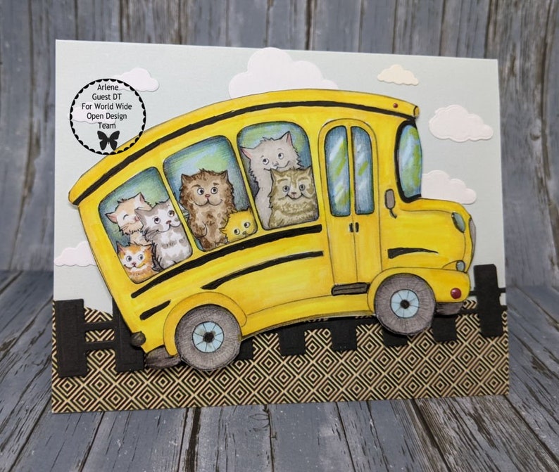 Back to School Coloring Page, Digital Stamp, Digi, Cats, Pupil, School ...