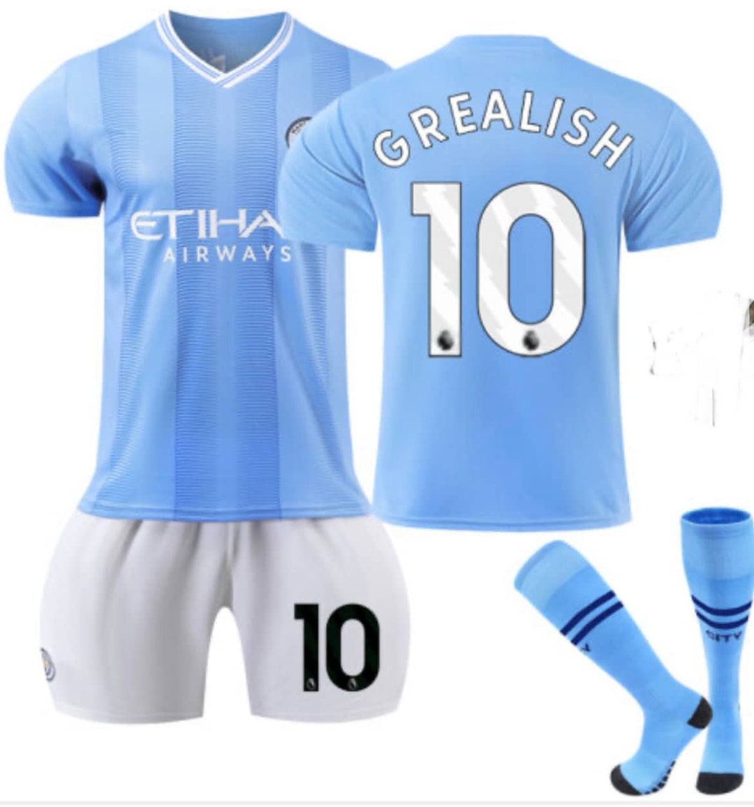 Manchester City GREALISH Football Kit Jersey Kids - Etsy