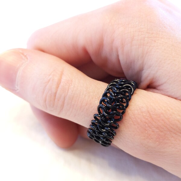 Chainmaille Ring - Etsy