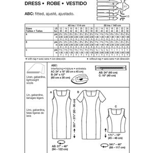 Dress Burda Style Sewing Pattern 7972 Uncut, FF - Etsy