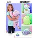 Stuffed Kitties Simplicity Sewing Pattern 8403 - Etsy