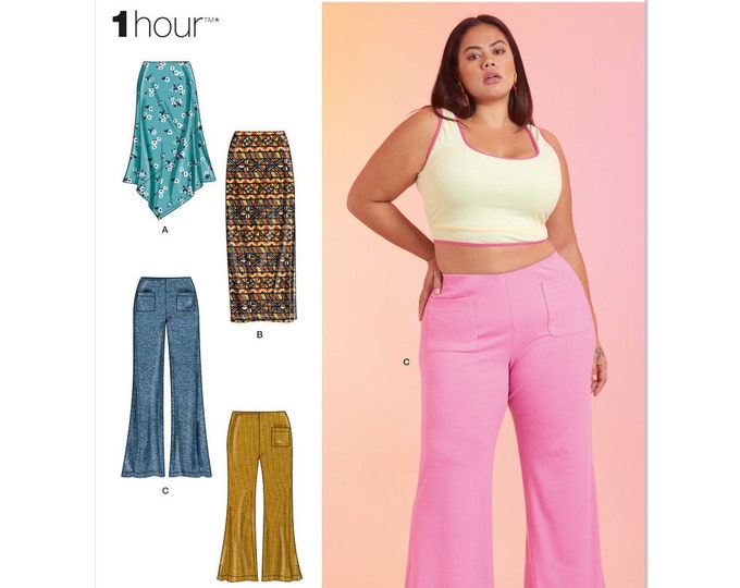 Misses' Back-wrap Dress and Jumper in Two Lengths Simplicity Sewing ...