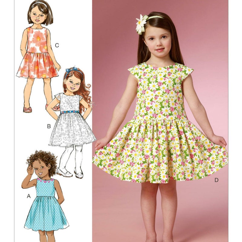 Drop Waist Dress Pattern - Etsy