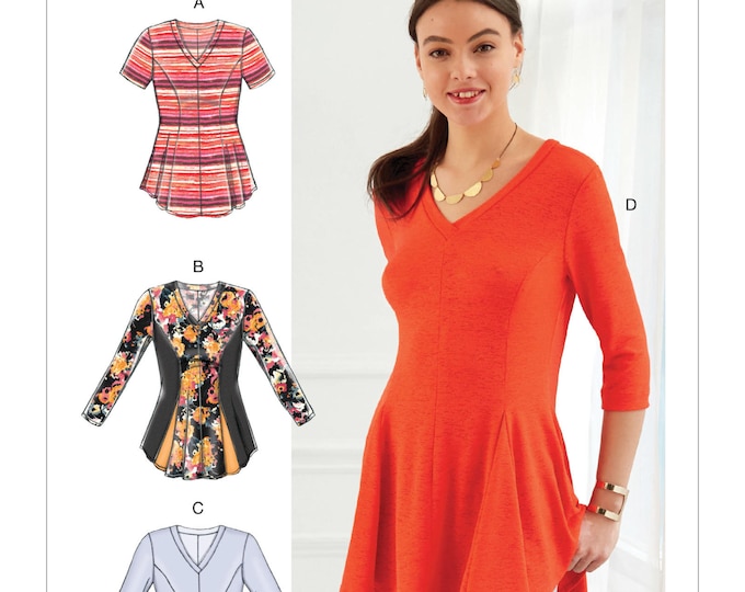 Misses Gathered Tops and Tunic Mccall's Sewing Pattern M7325 Uncut, FF ...