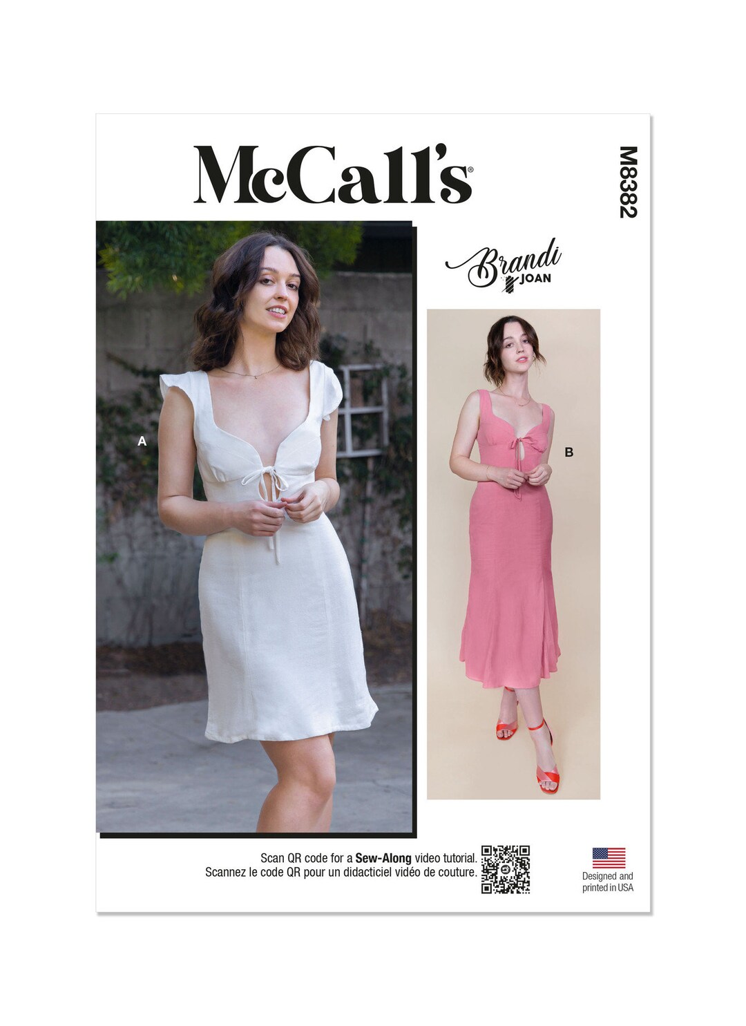 Misses Dresses by Brandi Joan Mccall's Sewing Pattern M8382 Uncut, FF ...