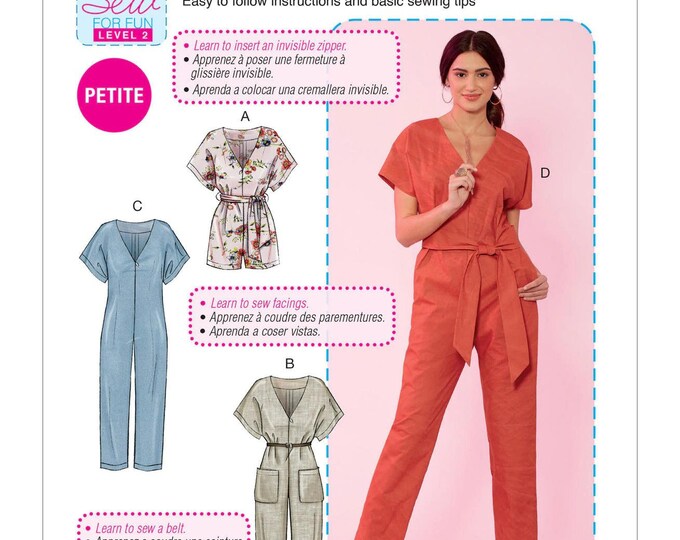 Misses Capes & Belt Mccall's Sewing Pattern M8029 - Etsy