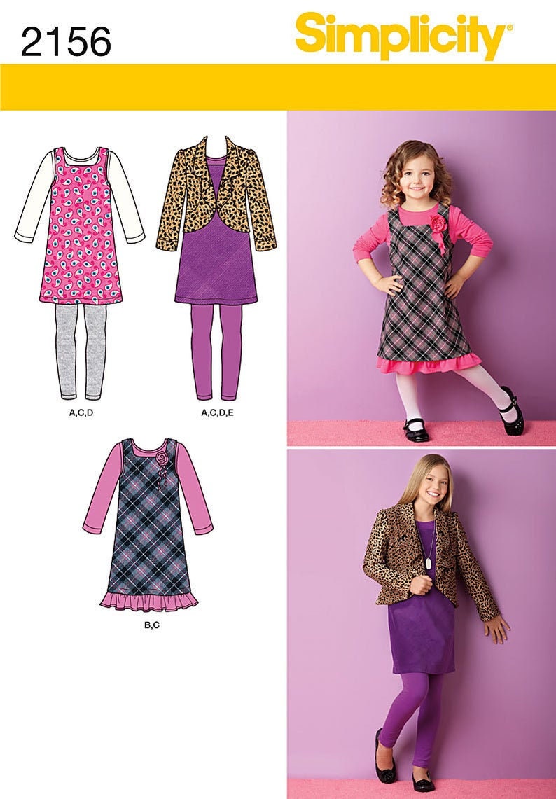 Child's & Girls' Sportswear Simplicity Sewing Pattern - Etsy