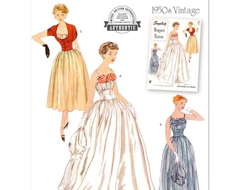 Uncut Simplicity Sewing Pattern 11970 9819 Misses' Retro 1950's Style ...