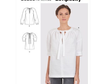 Misses' Tops Simplicity Sewing Pattern S8883 | Etsy