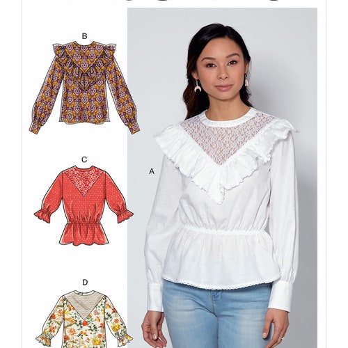 Sewing Pattern for Womens Top in Misses Sizes 6 to 24 Easy | Etsy