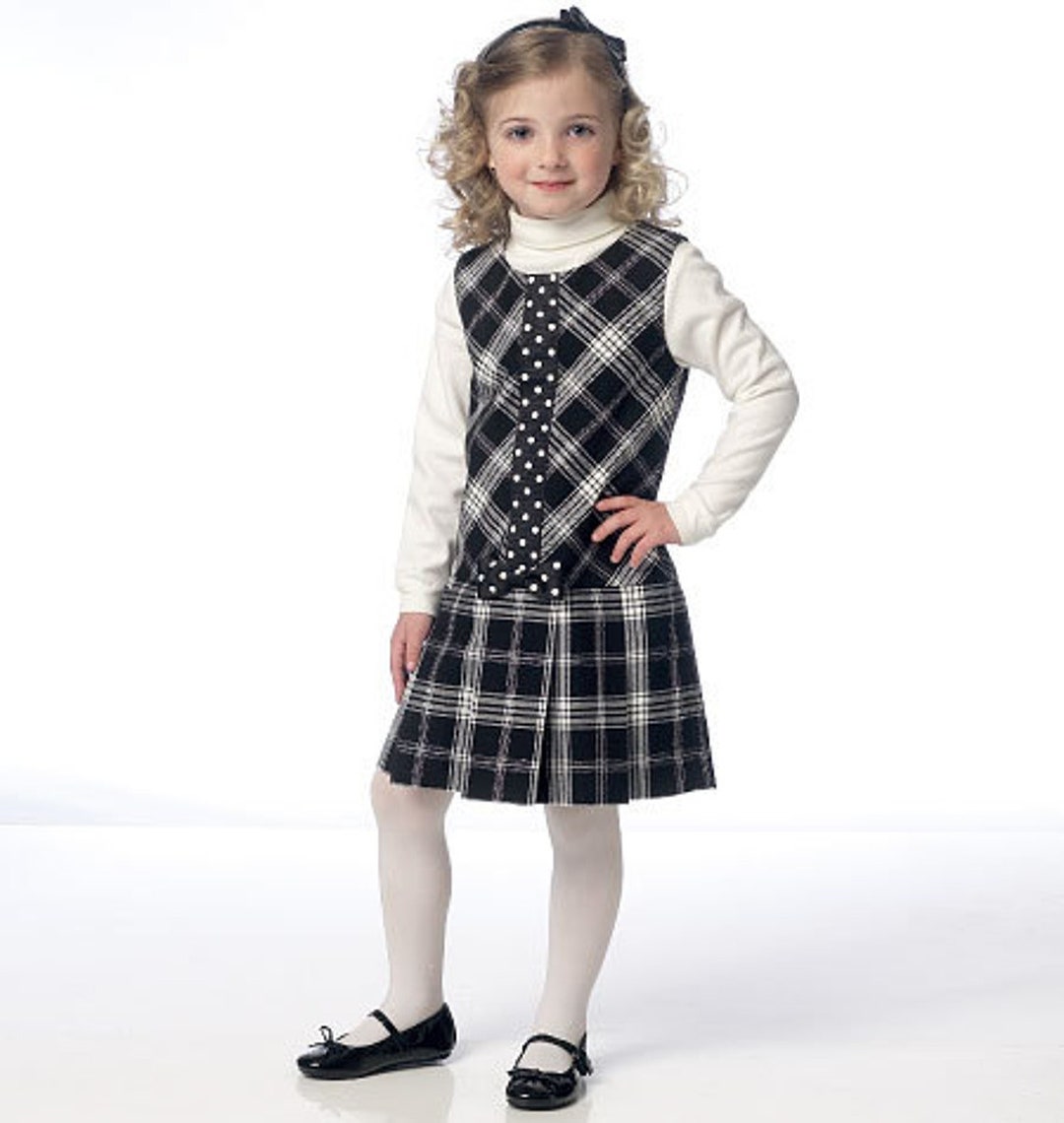 Children's/girls' Jumper Butterick Sewing Pattern B6083 - Etsy