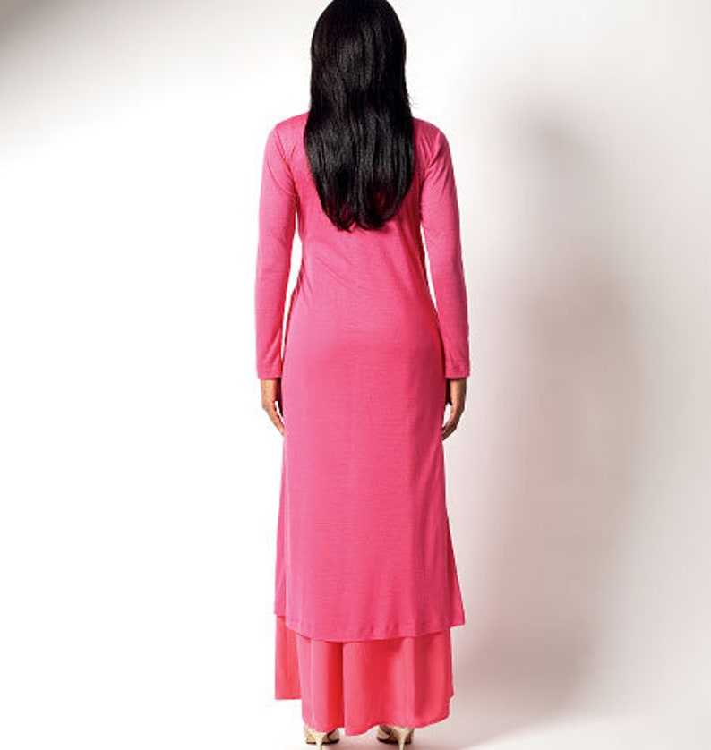 Misses' Side-tie Robe Top Gown Pants and Drawstring Bag | Etsy