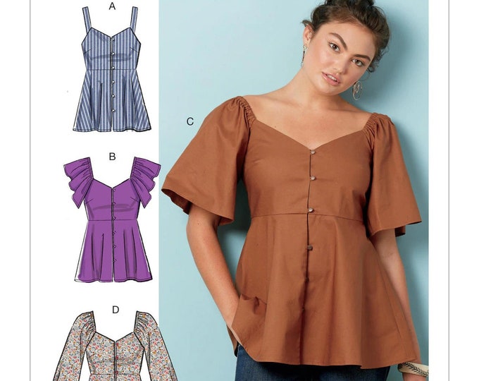 Misses' Tops Mccall's Sewing Pattern M7902 - Etsy Misses' Tops Mccall's Sewing Pattern M7902 - Etsy
