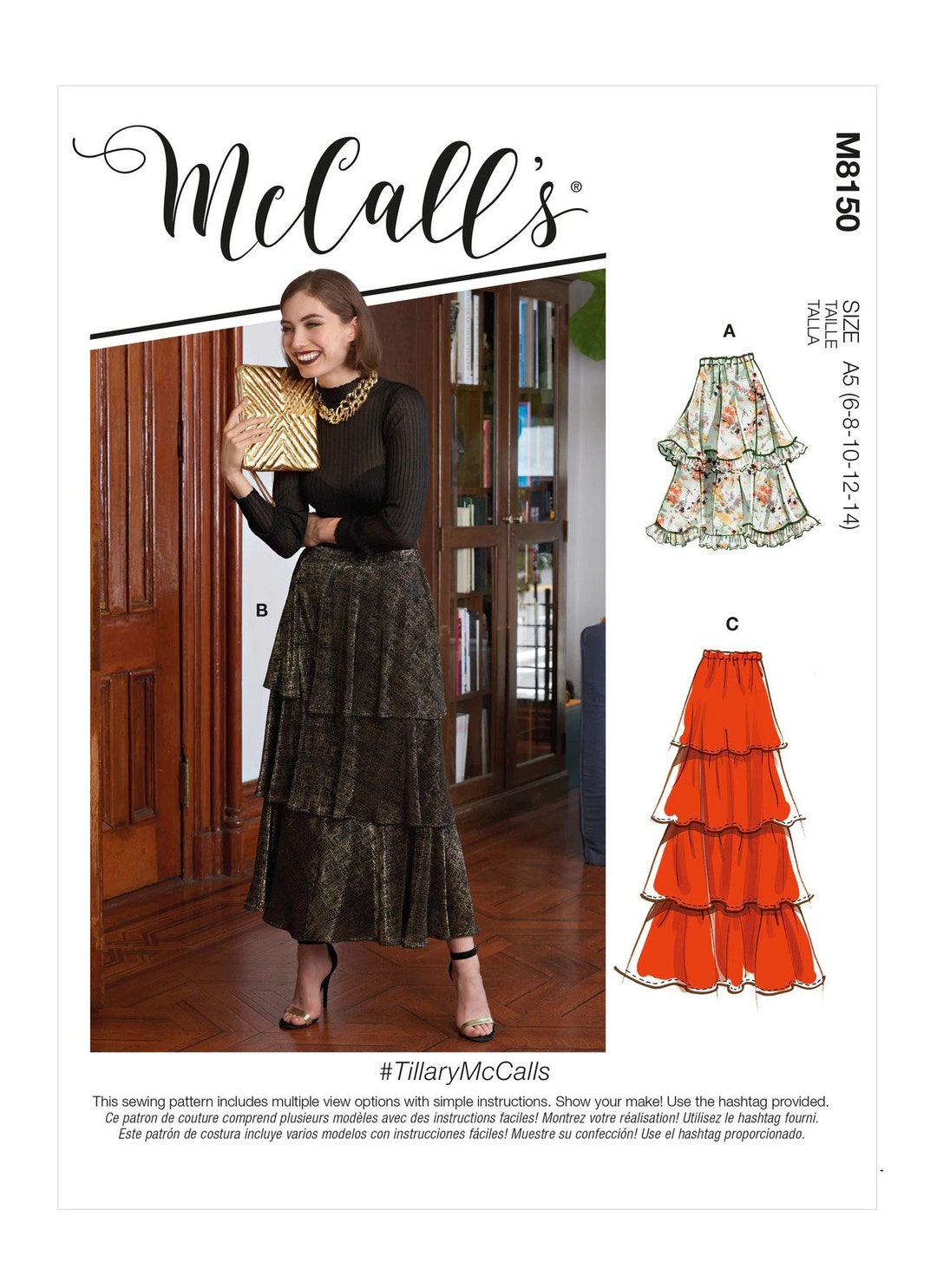 Misses Skirts Mccall's Sewing Pattern M8150 Uncut, FF - Etsy