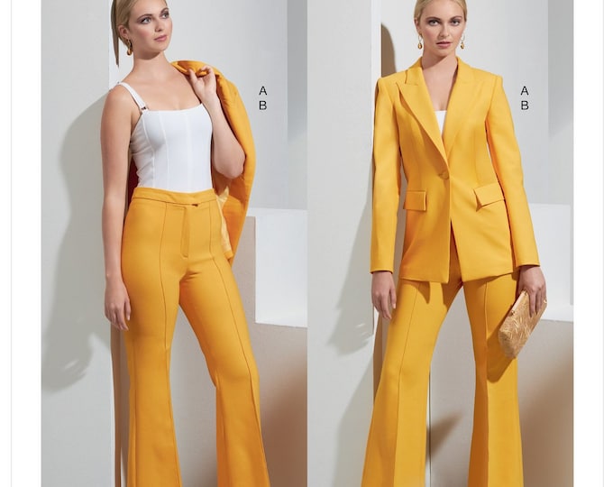 Uncut Vogue Sewing Pattern 9306 Women's Jacket Loose - Etsy