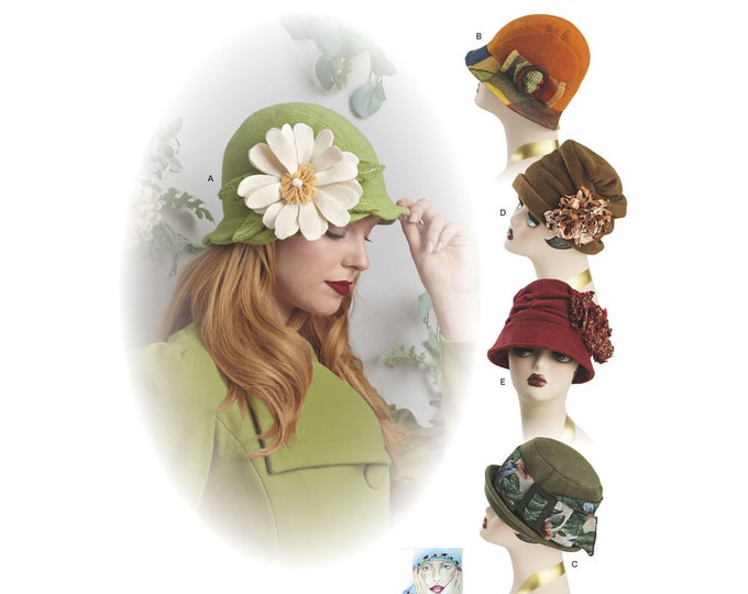 Misses' Flapper Hats in Three Sizes Simplicity Sewing | Etsy