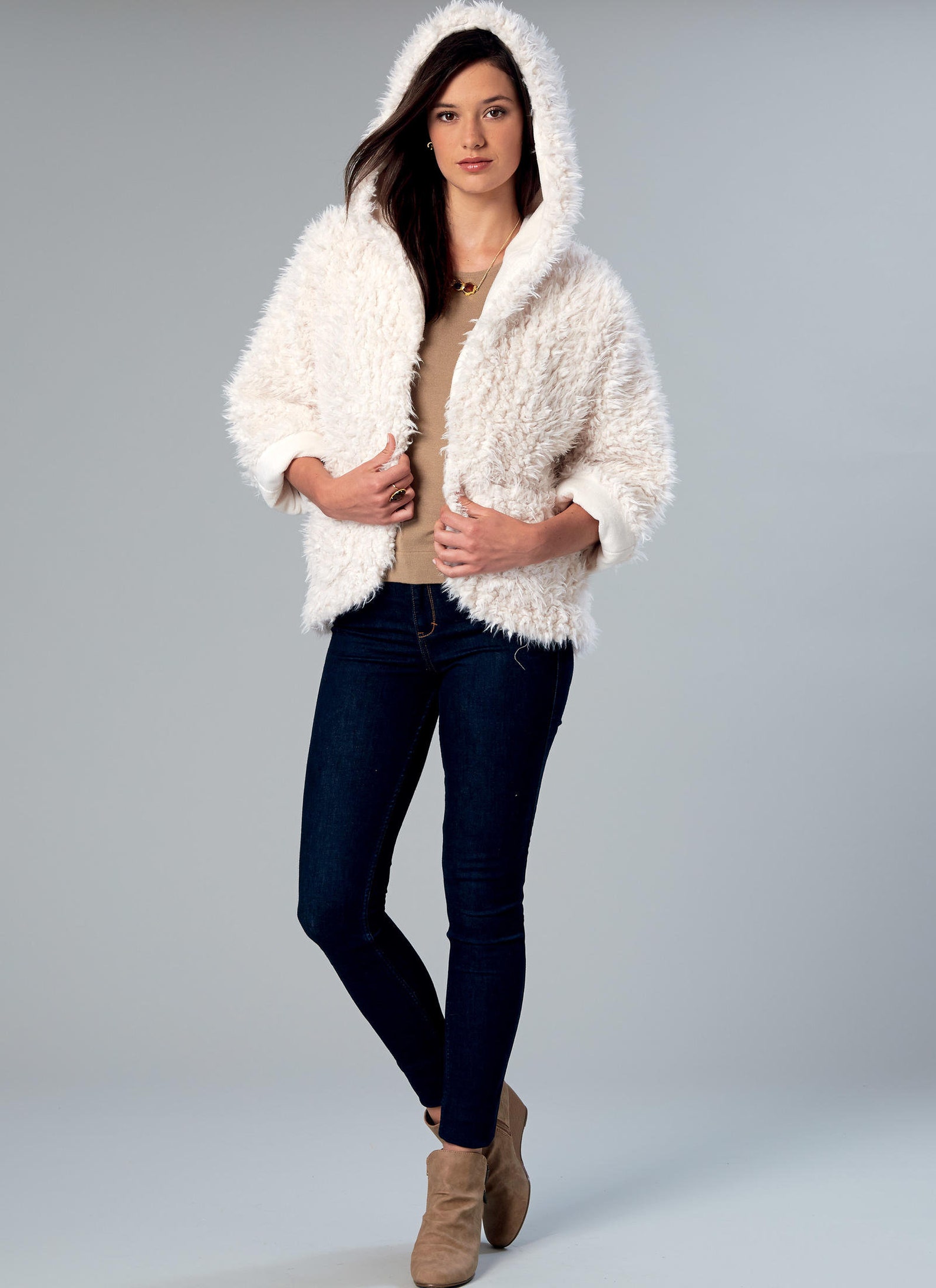 Misses Open-front Jackets With Shawl Collar and Hood Mccall's Sewing ...