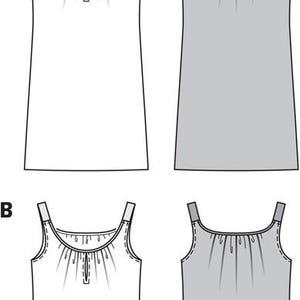 Misses' Top and Dress Burda Style Sewing Pattern 6969 Uncut, FF - Etsy