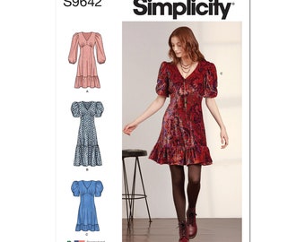 Misses Super Jiffy Wrap and Tie Pantskirt Simplicity Sewing Pattern ...