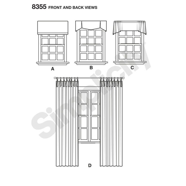 Window Treatments Fits Windows 39-1/2 Wide X 63 - Etsy