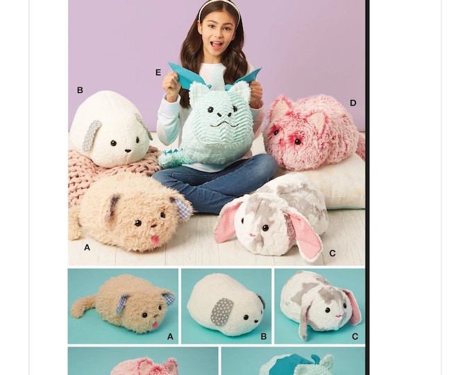 Plushie Pets Mccall's Sewing Pattern M8301 Uncut, FF - Etsy