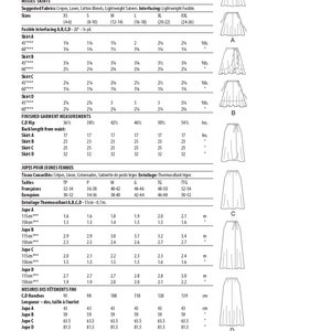 Misses Skirts Mccall's Sewing Pattern M8259 Uncut, FF - Etsy