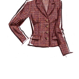 Misses Blazer and Vest by Melissa Watson Mccall's Sewing Pattern M8350 ...