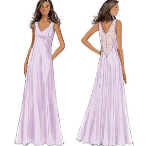 Misses Side-tie Robe, Top, Gown, Pants and Drawstring Bag Butterick ...