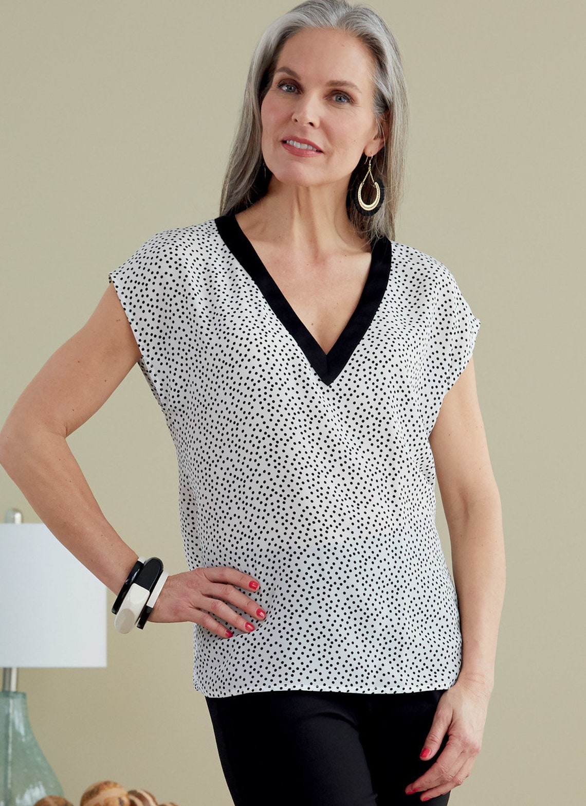 Misses' Top Tunic & Caftan Butterick Sewing Pattern B6769 | Etsy