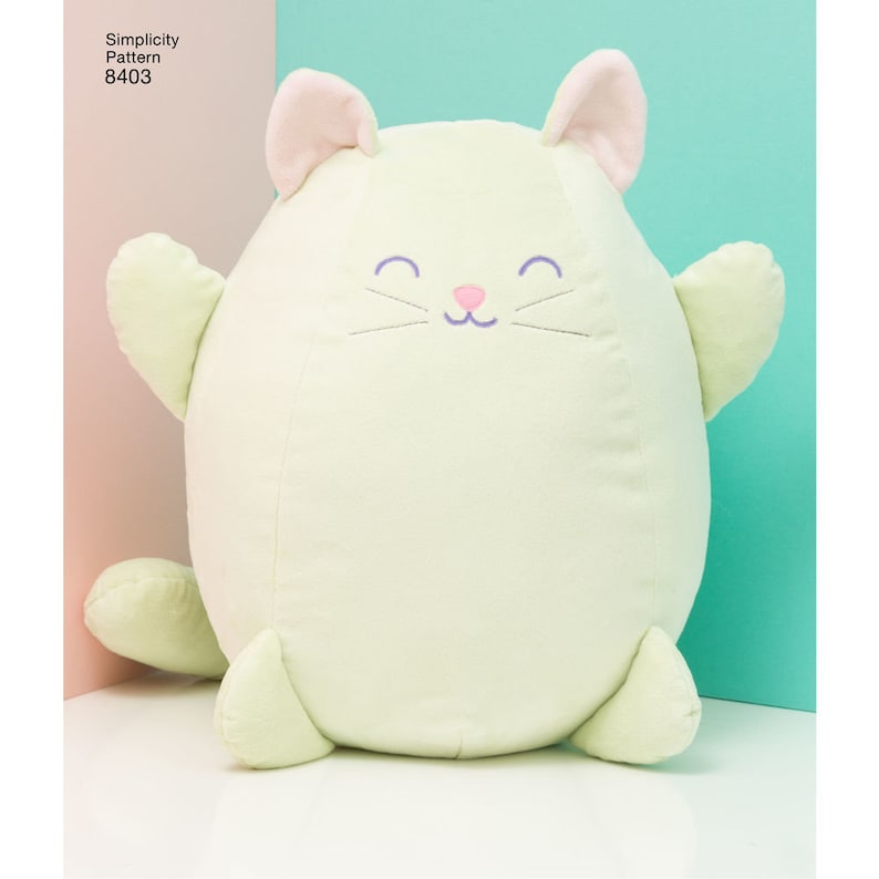 Stuffed Kitties Simplicity Sewing Pattern 8403 Uncut, FF - Etsy