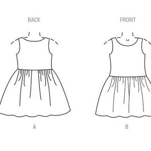 Children's Dress New Look Sewing Pattern N6763 Uncut, FF - Etsy