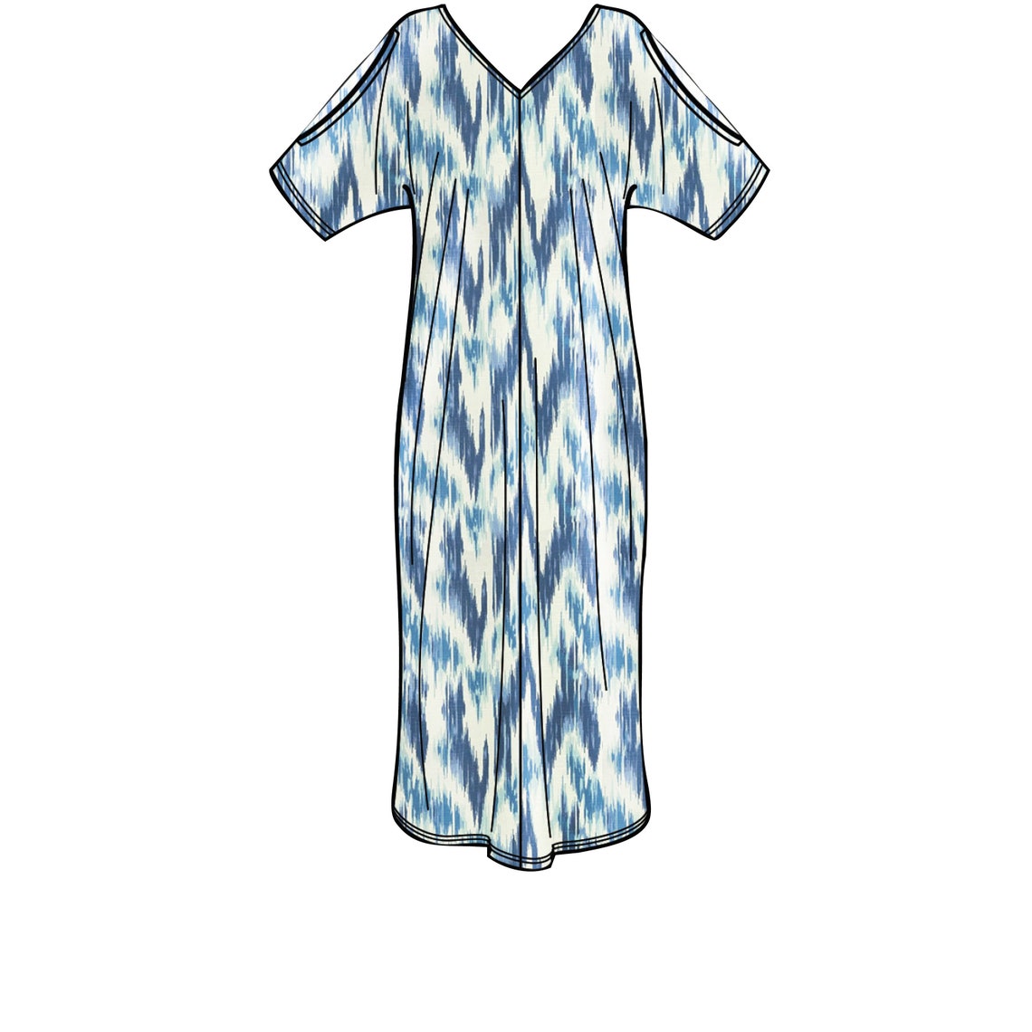 Misses' Knit Caftans Simplicity Sewing Pattern S8911 | Etsy