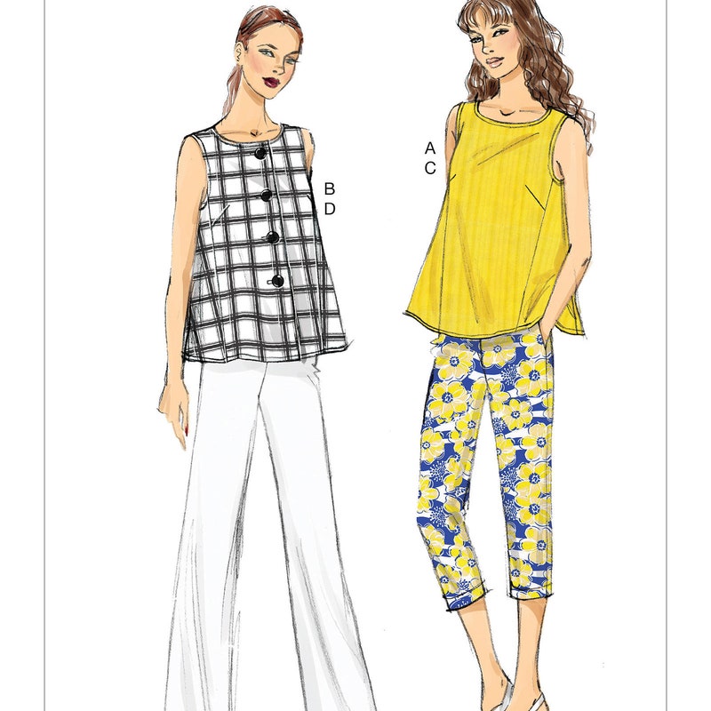 Vogue Pants Pattern - Etsy