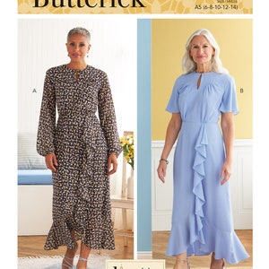 Misses Dress Butterick Sewing Pattern B6823 - Etsy