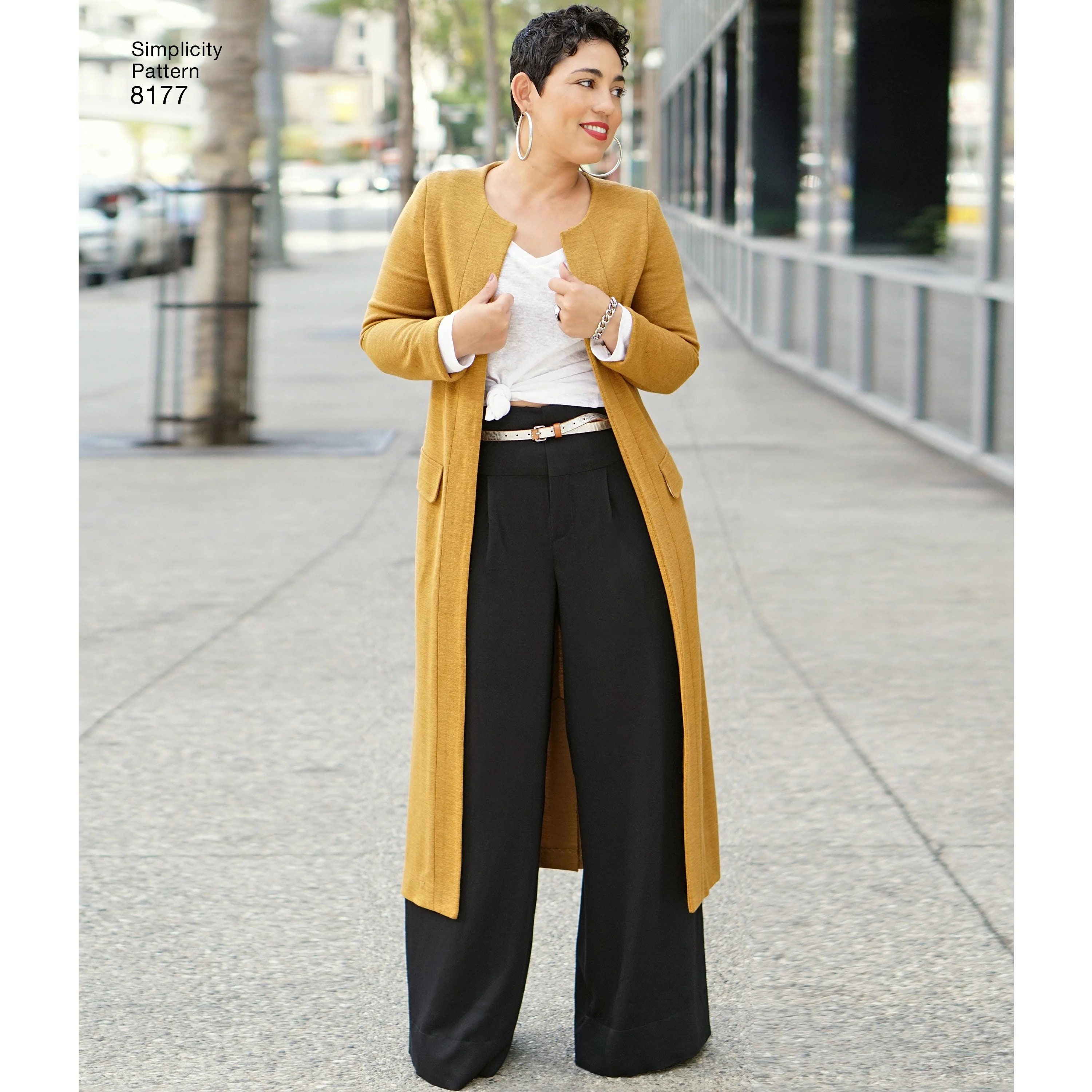 Mimi G Style Pants, Coat or Vest, and Knit Top for Miss and Plus Sizes ...