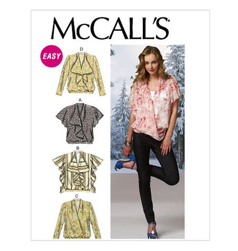 Misses' Tops Mccall's Sewing Pattern M6651 - Etsy
