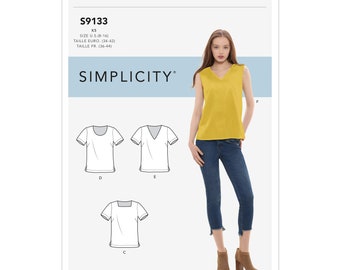 Misses' Tops Simplicity Sewing Pattern S8883 - Etsy