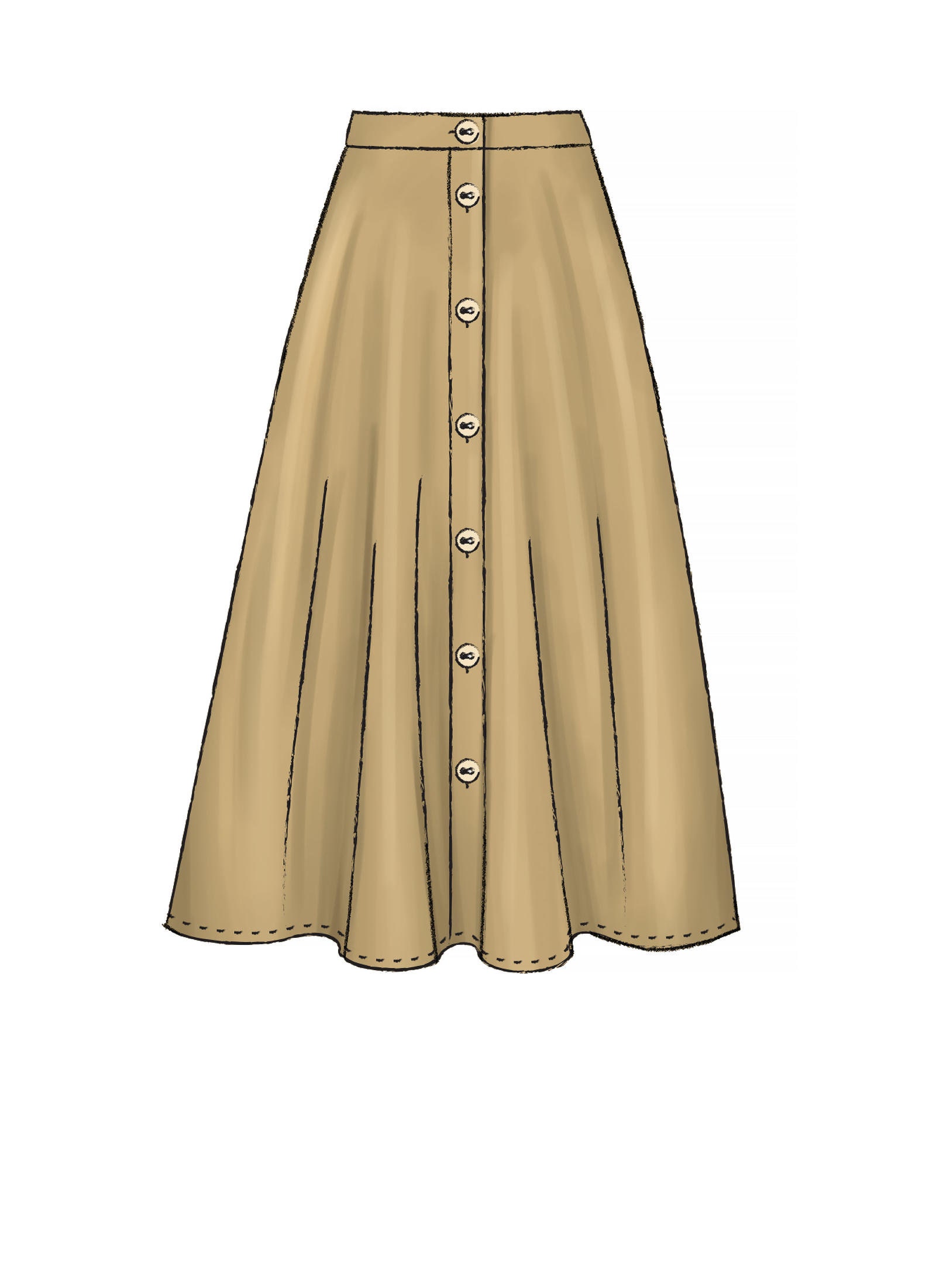 Misses' Skirts Mccall's Sewing Pattern M7981 | Etsy