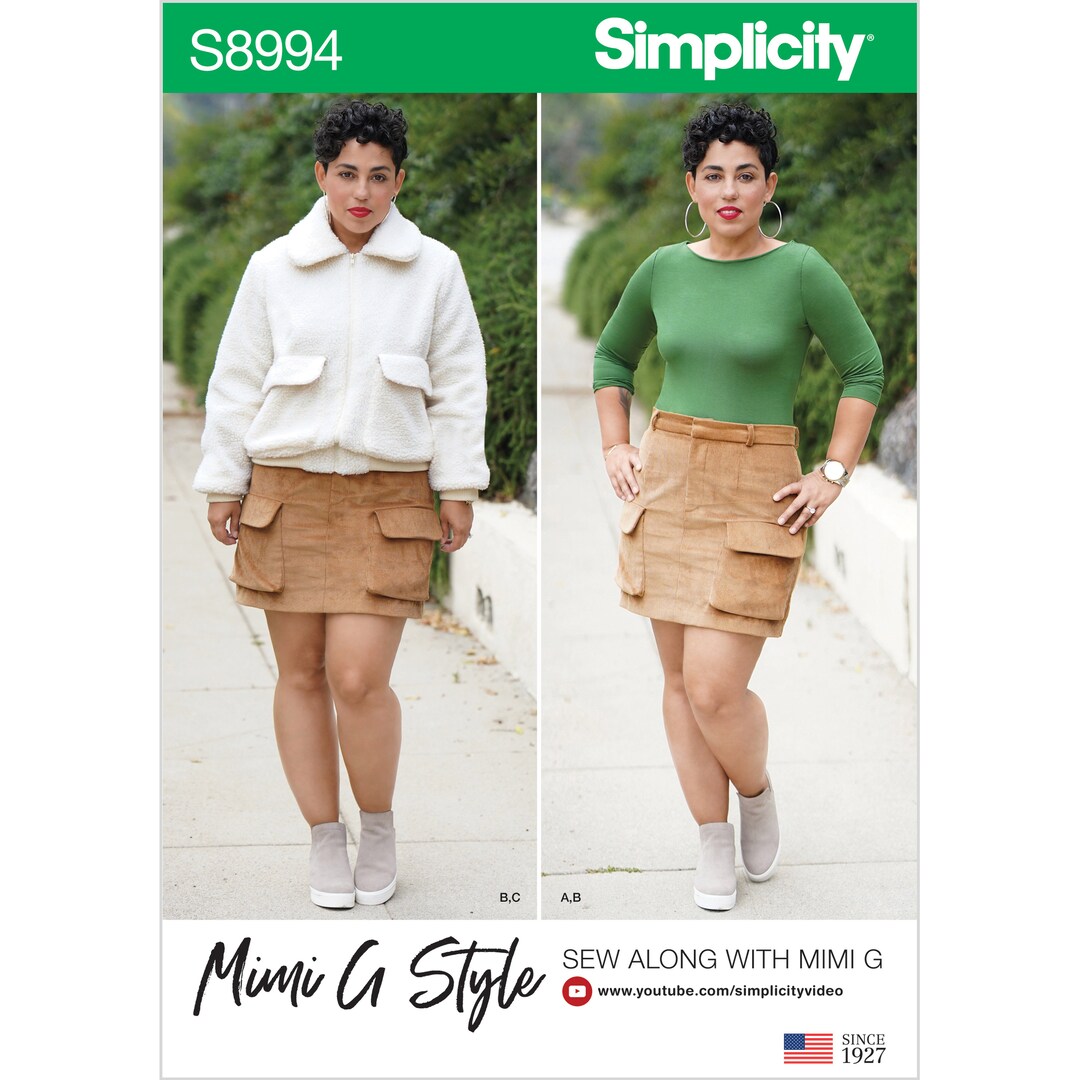 Misses' Mimi G Style Jacket, Skirt, and Knit Top Simplicity Sewing ...