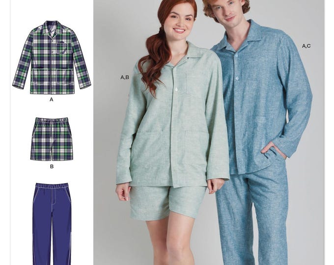 Misses' Pajamas Simplicity Sewing Pattern S3143 Uncut, FF - Etsy