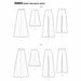 Misses Skirt and Pants Simplicity Sewing Pattern S8885 Uncut, FF - Etsy