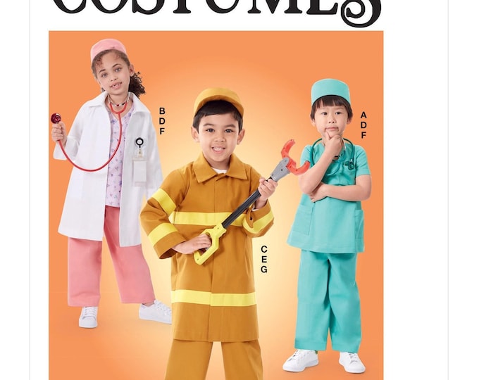 Children's First Responder Costume Mccall's Sewing Pattern M8226 - Etsy