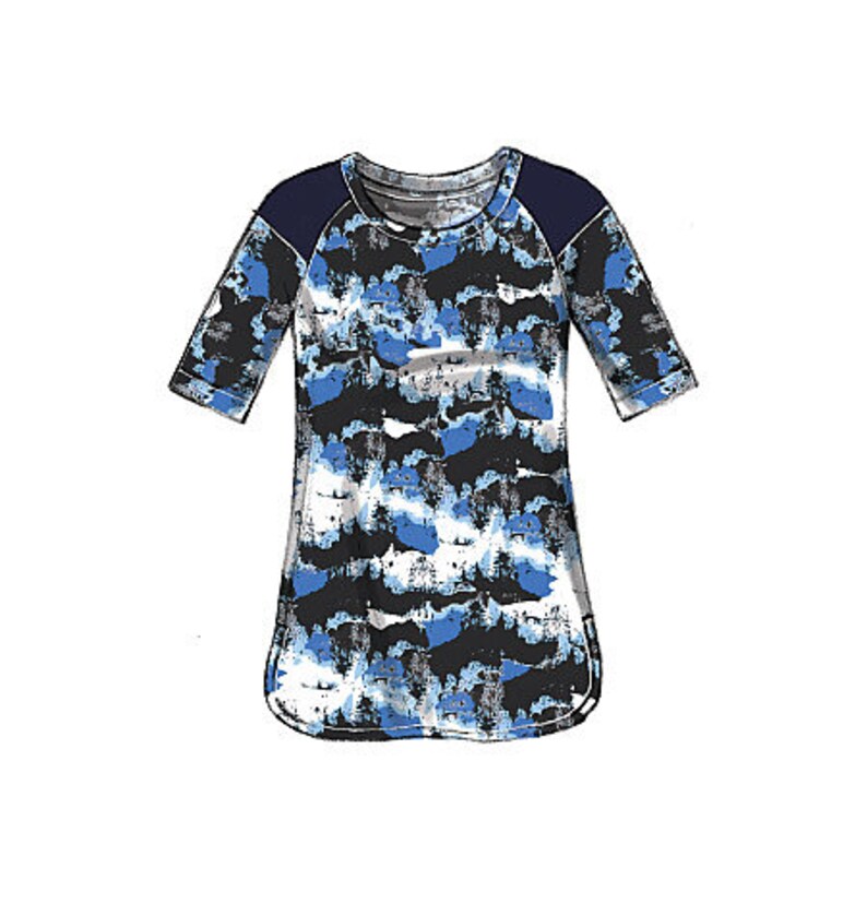 Misses' Raglan Sleeve Tops Mccall's Sewing Pattern - Etsy