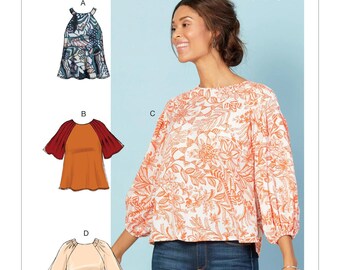 Misses' Tops Mccall's Sewing Pattern M7900 - Etsy