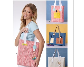 Bags and Totes Mccall's Sewing Pattern M8307 - Etsy