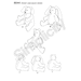Two-pattern Piece Stuffed Animals Simplicity Sewing Pattern 8044 Uncut ...