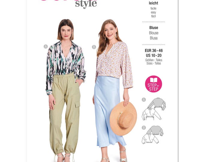 Misses' Blouse Burda Style Sewing Pattern 6632 Uncut, FF - Etsy